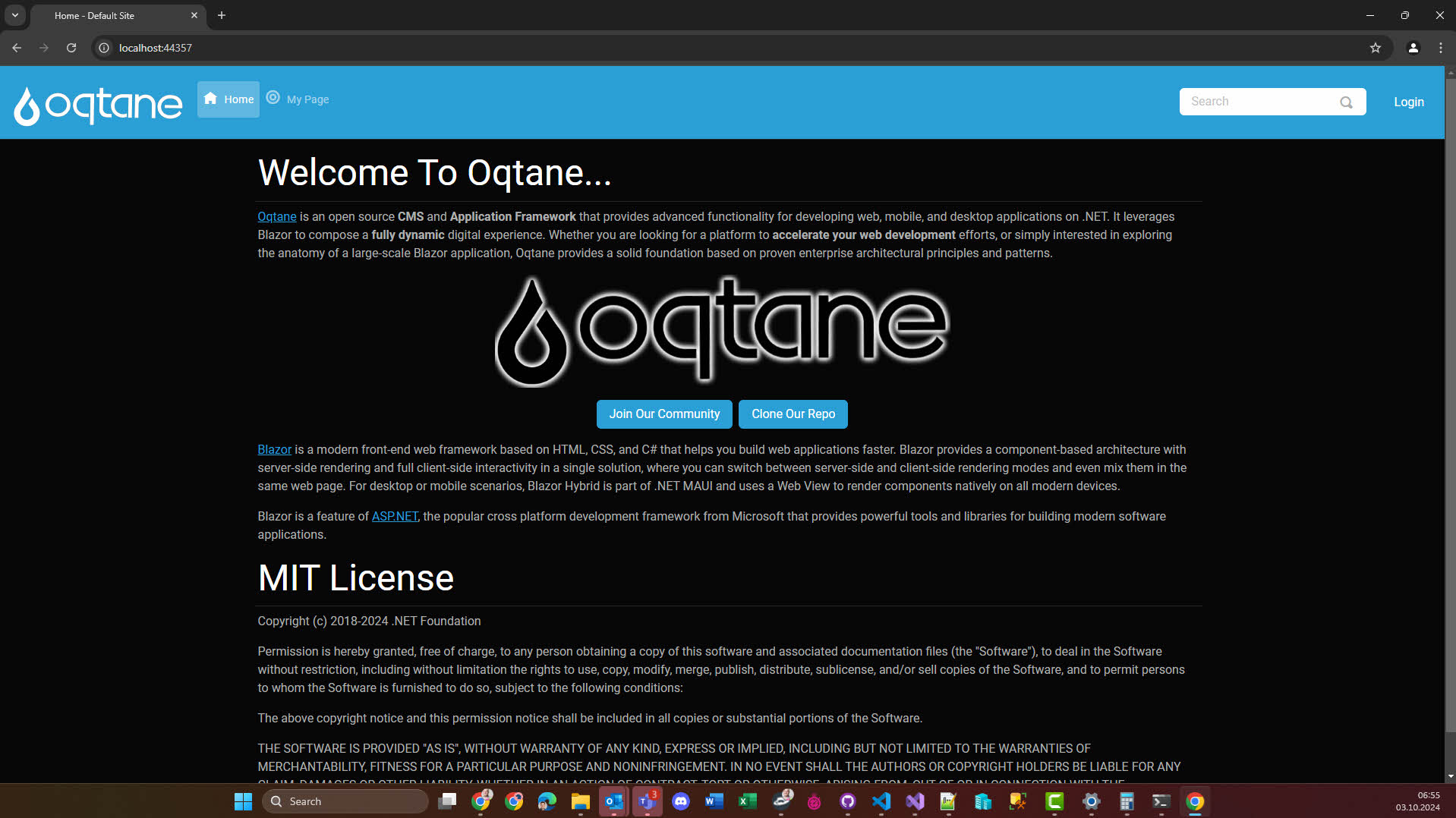 Install Oqtane as CMS - Walkthrough for Developers | Oqtane Docs - APIs and more for the Modular ...